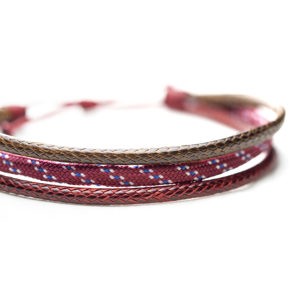 Bratara Paracord Brown Cherry Barbati, Ajustabila Alege CrisFeather.com